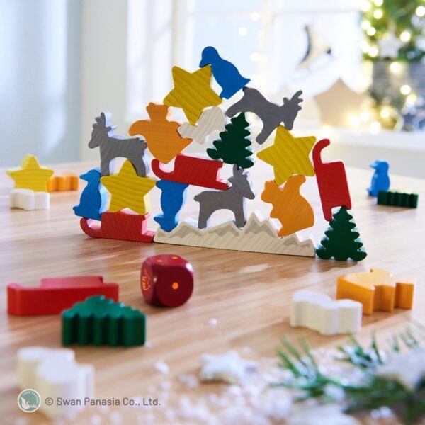 动物叠叠乐圣诞金字塔 ANIMAL UPON ANIMAL – A CHRISTMAS STACKING GAME – 智研家-家给人足，研精毕智。